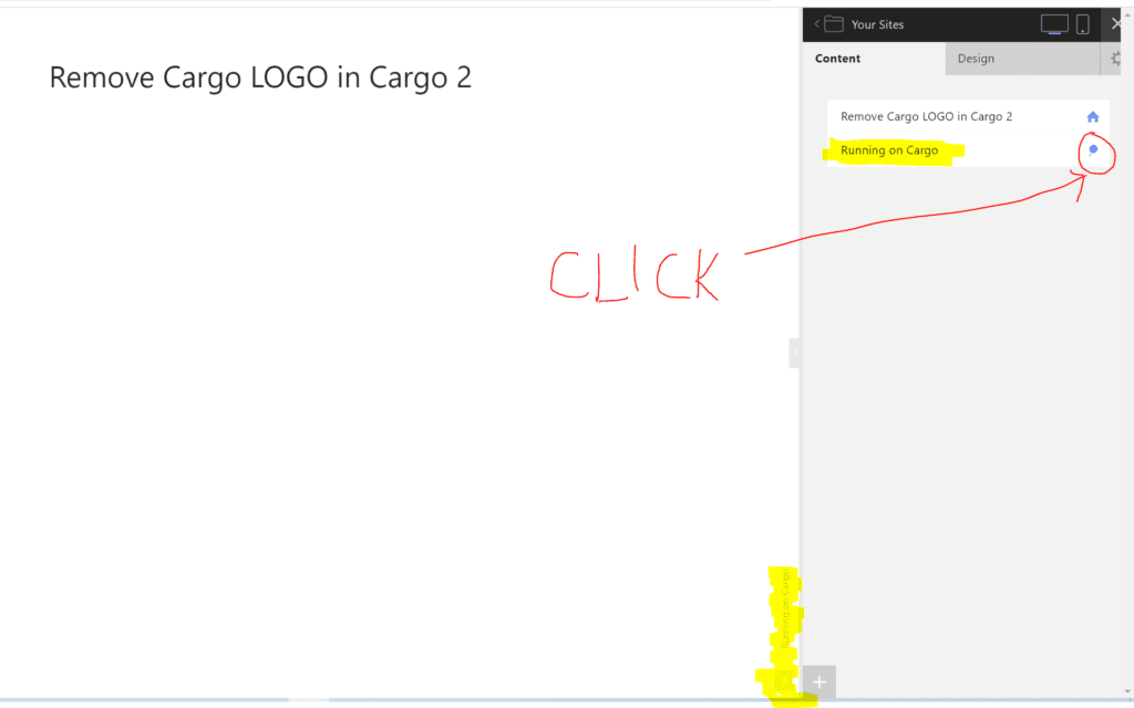Hide/Remove Cargo Logo from Website (Easy) - Cargo Site Tutorials