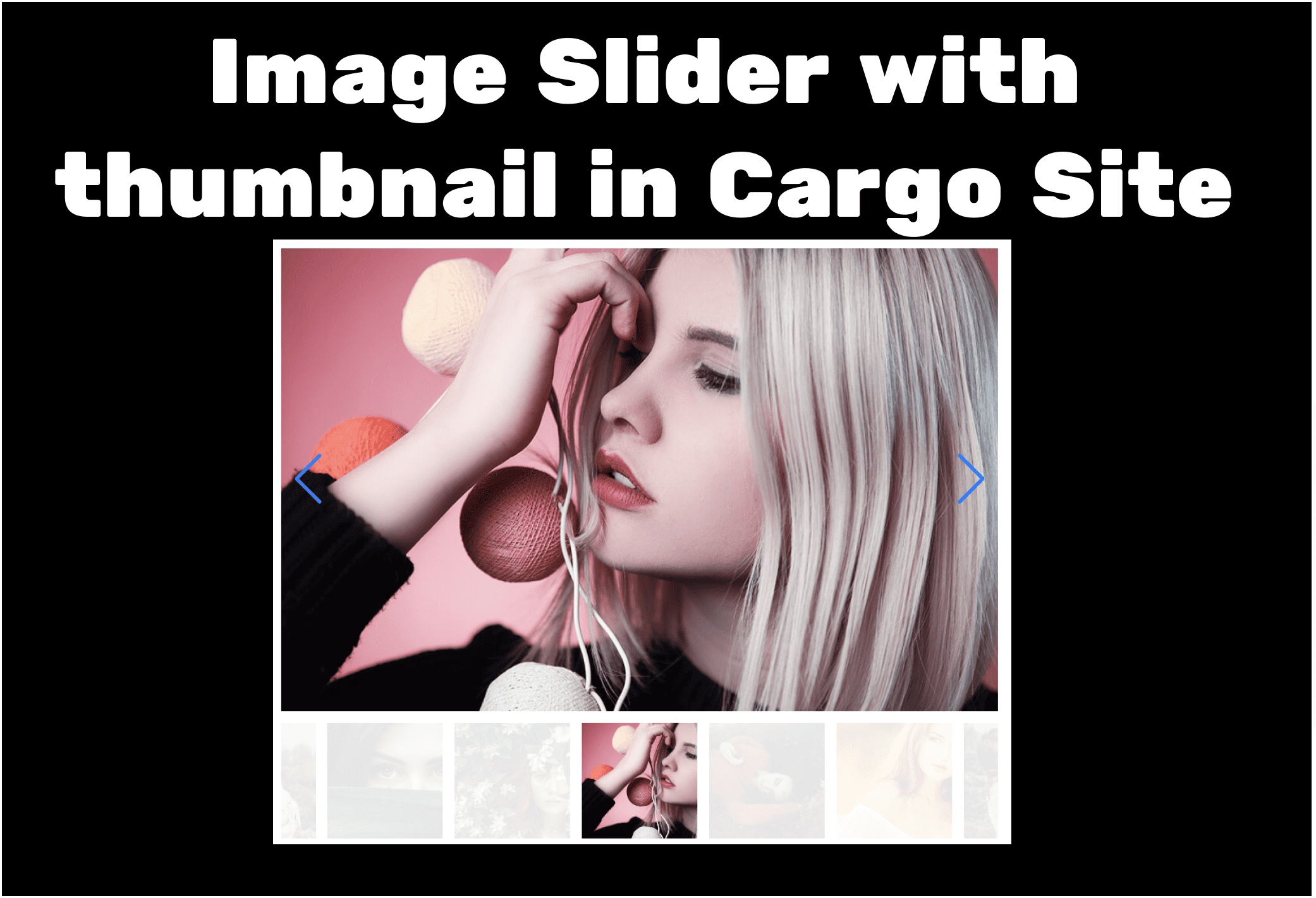 How to build complete Portfolio Website with Cargo Site - Cargo Site ...