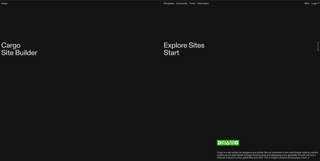 How to build complete Portfolio Website with Cargo Site - Cargo Site ...